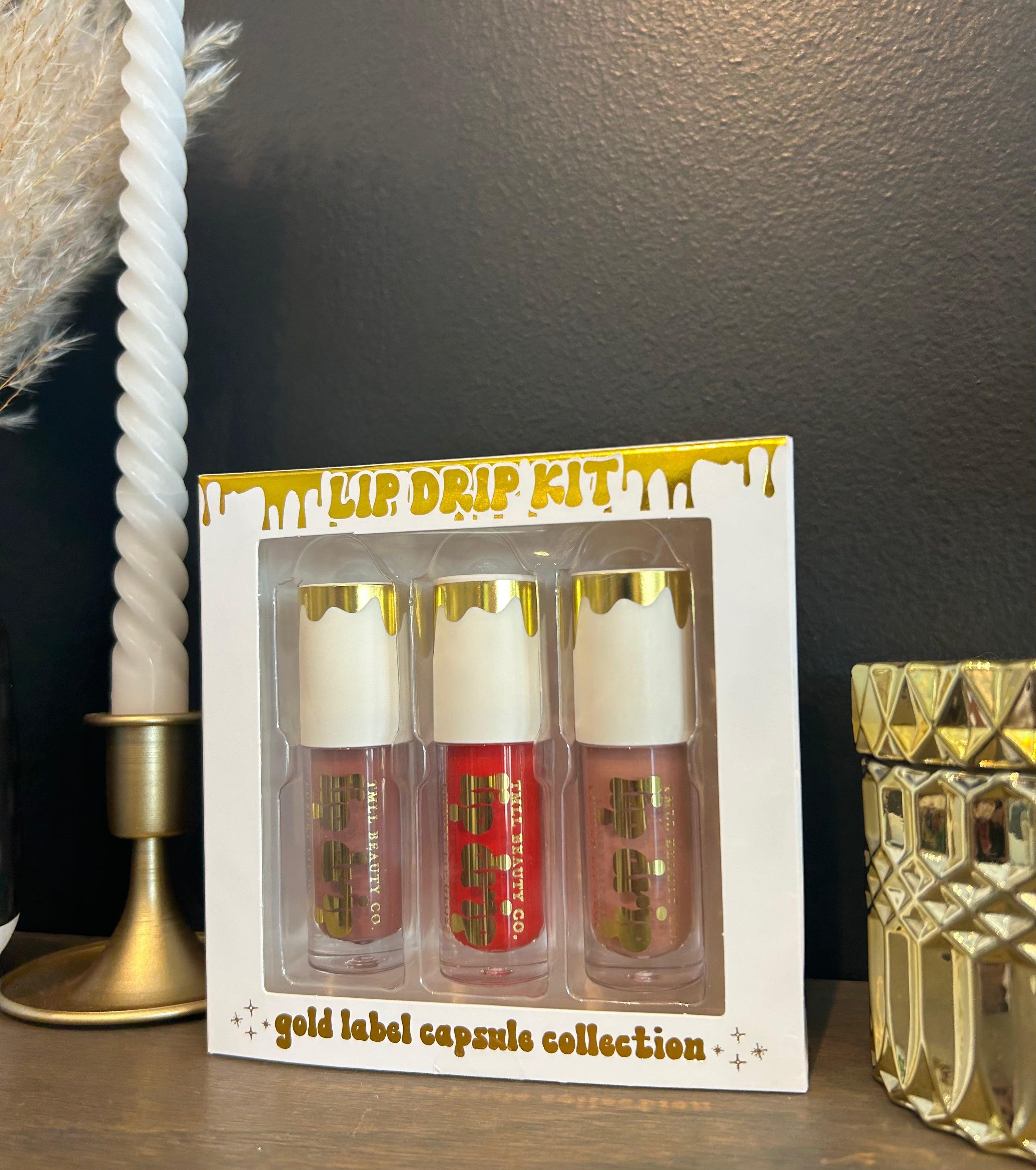 TMLL Gold Capsule Lip Drip Trio - Limited Edition – TMLL Beauty Co